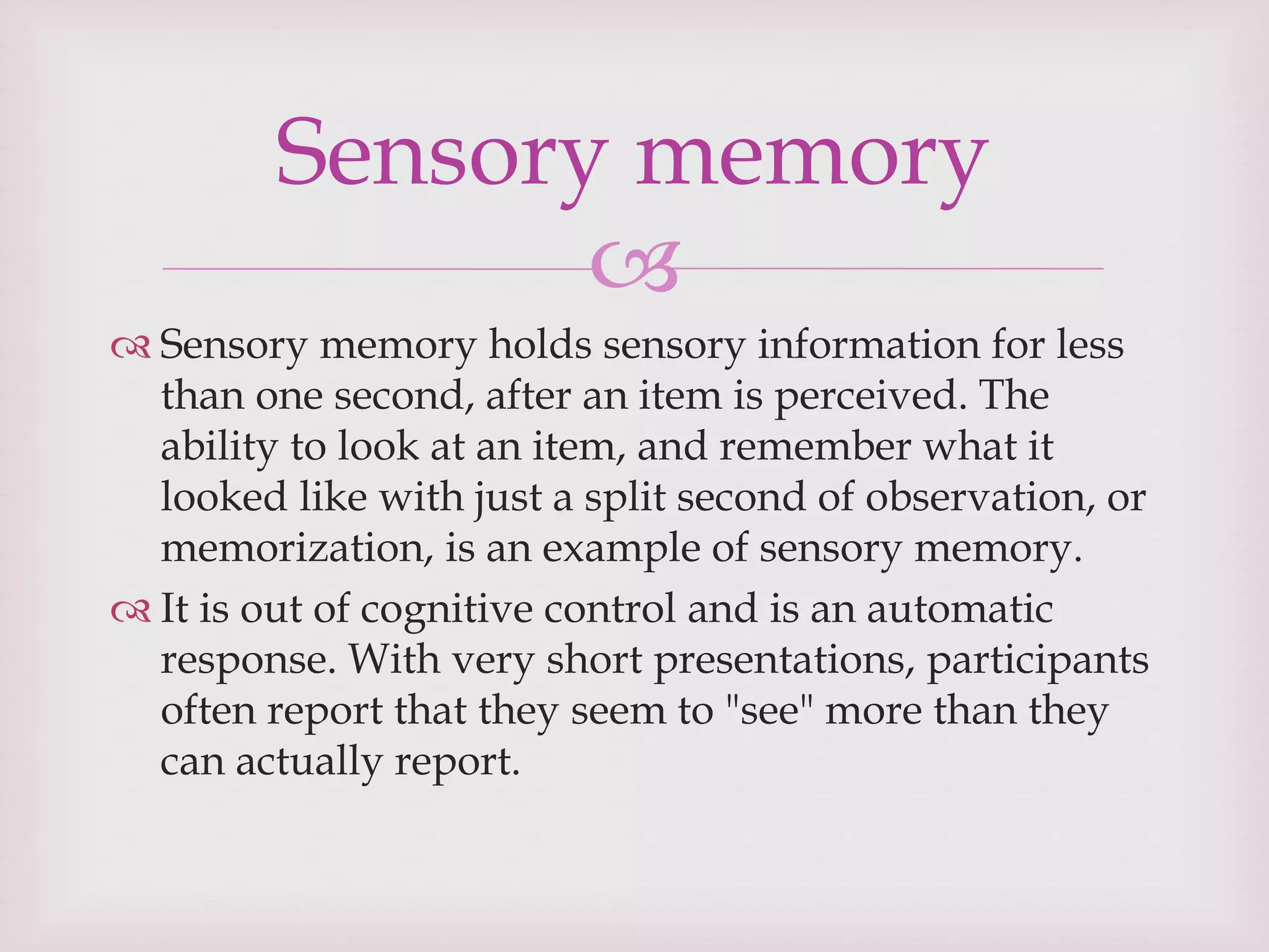 Role of memory in language learning | PPTX