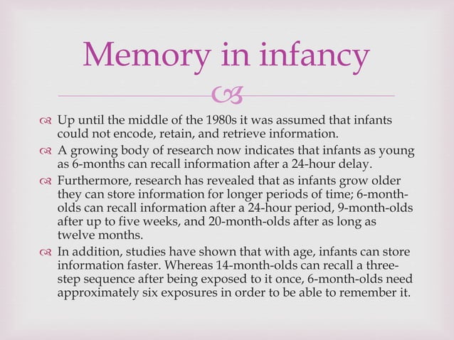 Role of memory in language learning | PPTX | Parenting Babies and ...