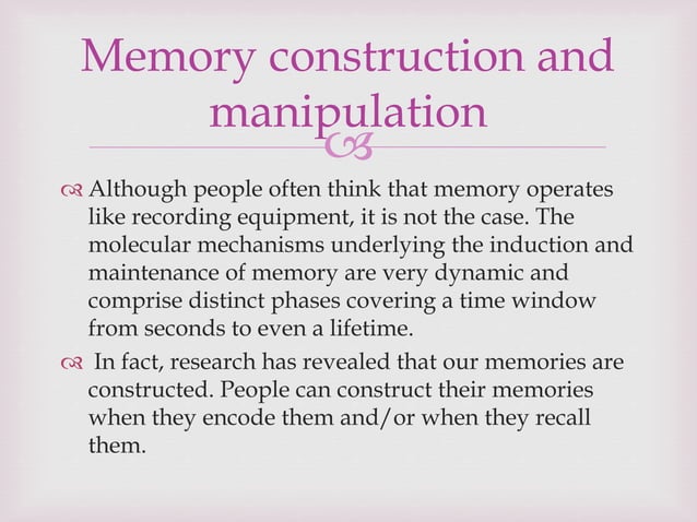 Role of memory in language learning