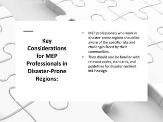 Role of MEP Drafting Services in Disaster Preparedness and Resilience | PPT