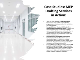 Role of MEP Drafting Services in Disaster Preparedness and Resilience | PPT
