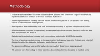 Role of microbes in csom | PPTX