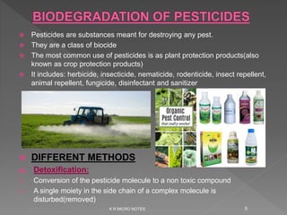 ROLE OF MICROBES IN DEGRADATION XENOBIOTICS | PPTX