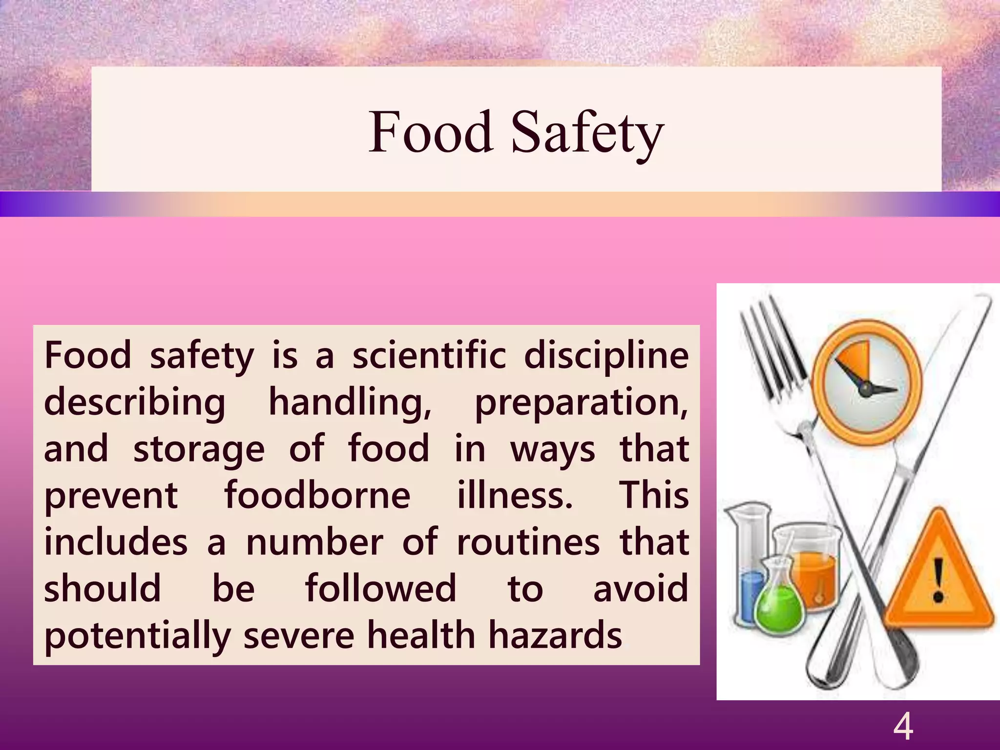 Role of microbiology in food safety | PPTX