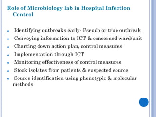 Role of Microbiology Labs in Infection Control | PDF