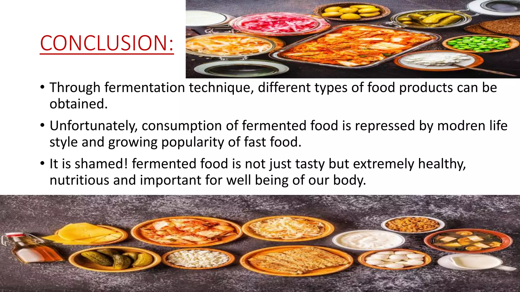 Role of microoganisms in fermentation | PPTX | Chemistry | Science