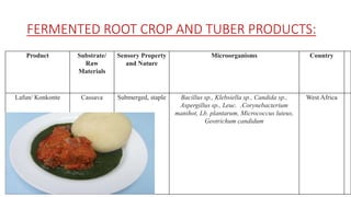 Role of microoganisms in fermentation | PPTX