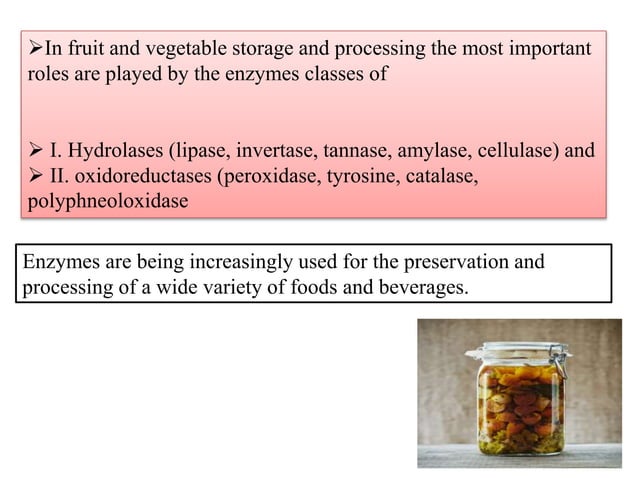 Role of Microorganism and Enzymes in Food Preservation by Pallavi Wani.pptx