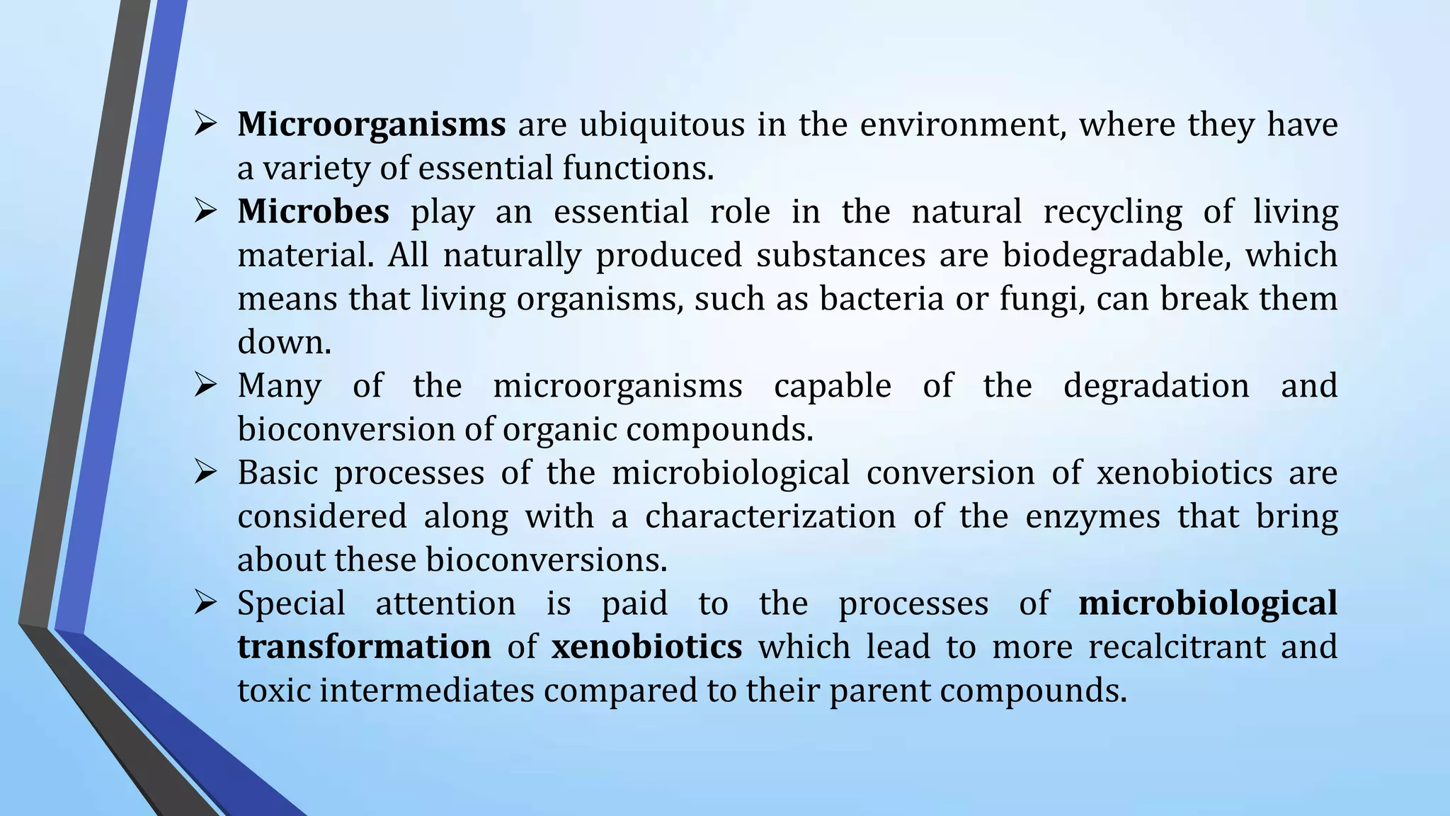Role of microorganisms in Biodegradation of Organic Waste | PPTX