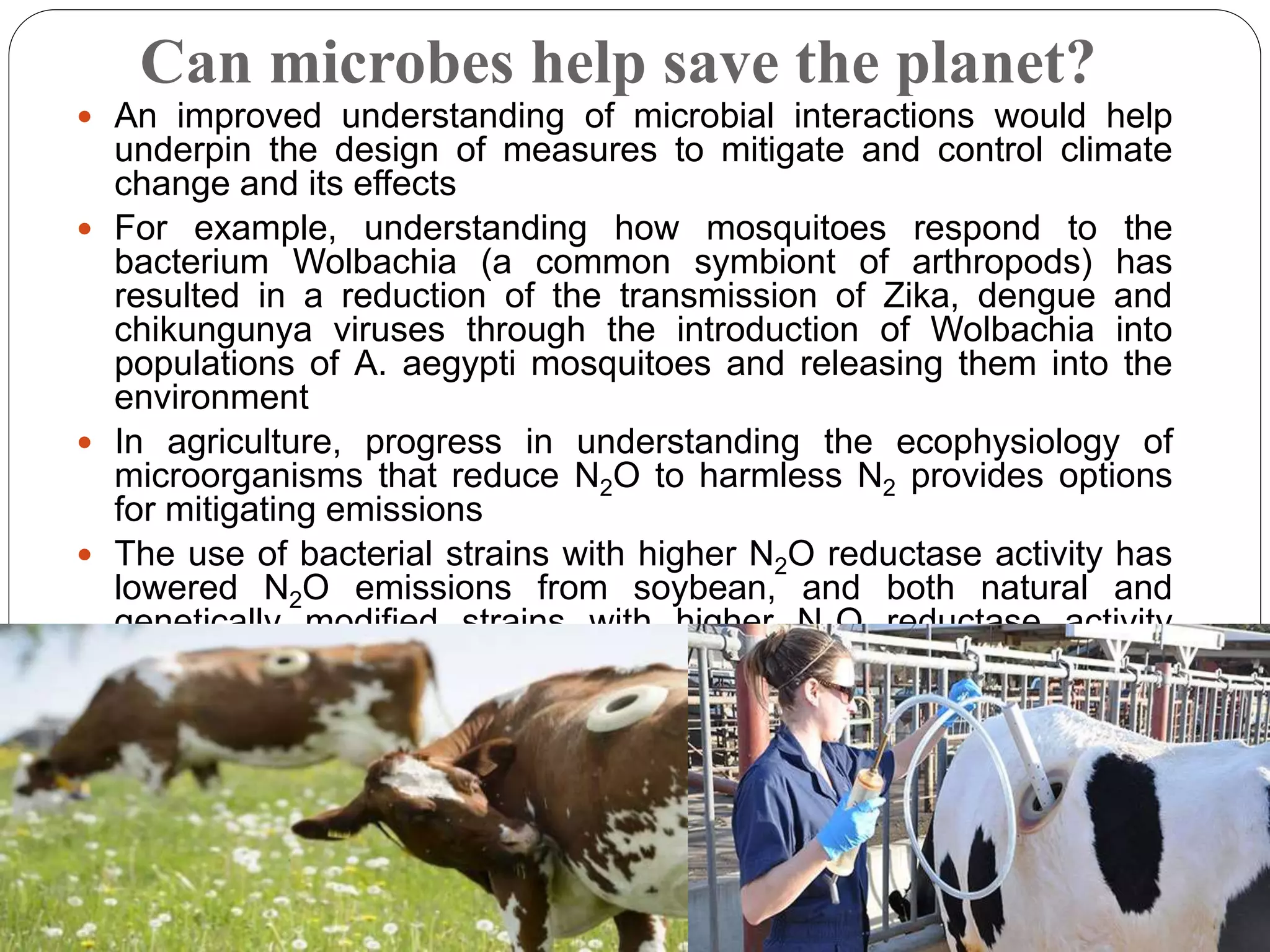 Role of microorganisms in climate change | PPTX
