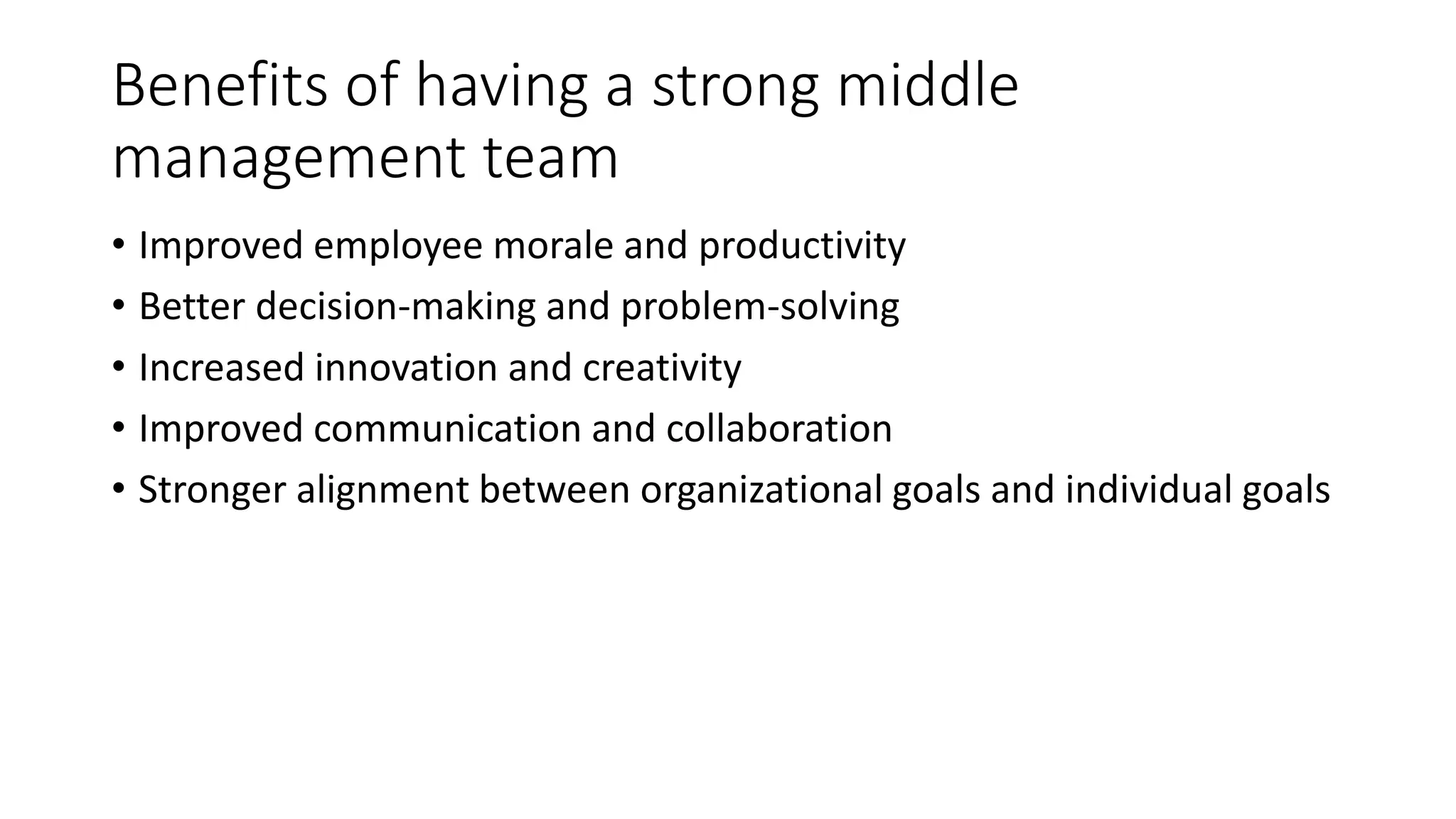 Role of Mid-level Management (Training Material for Young technical ...