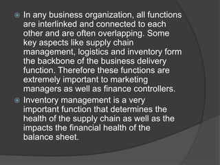 Role of middleme and inventory | PPT
