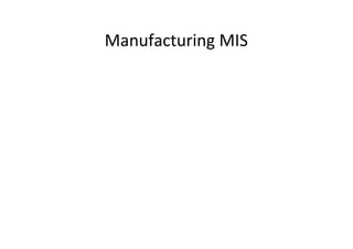 Role of mis in functional areas | PDF