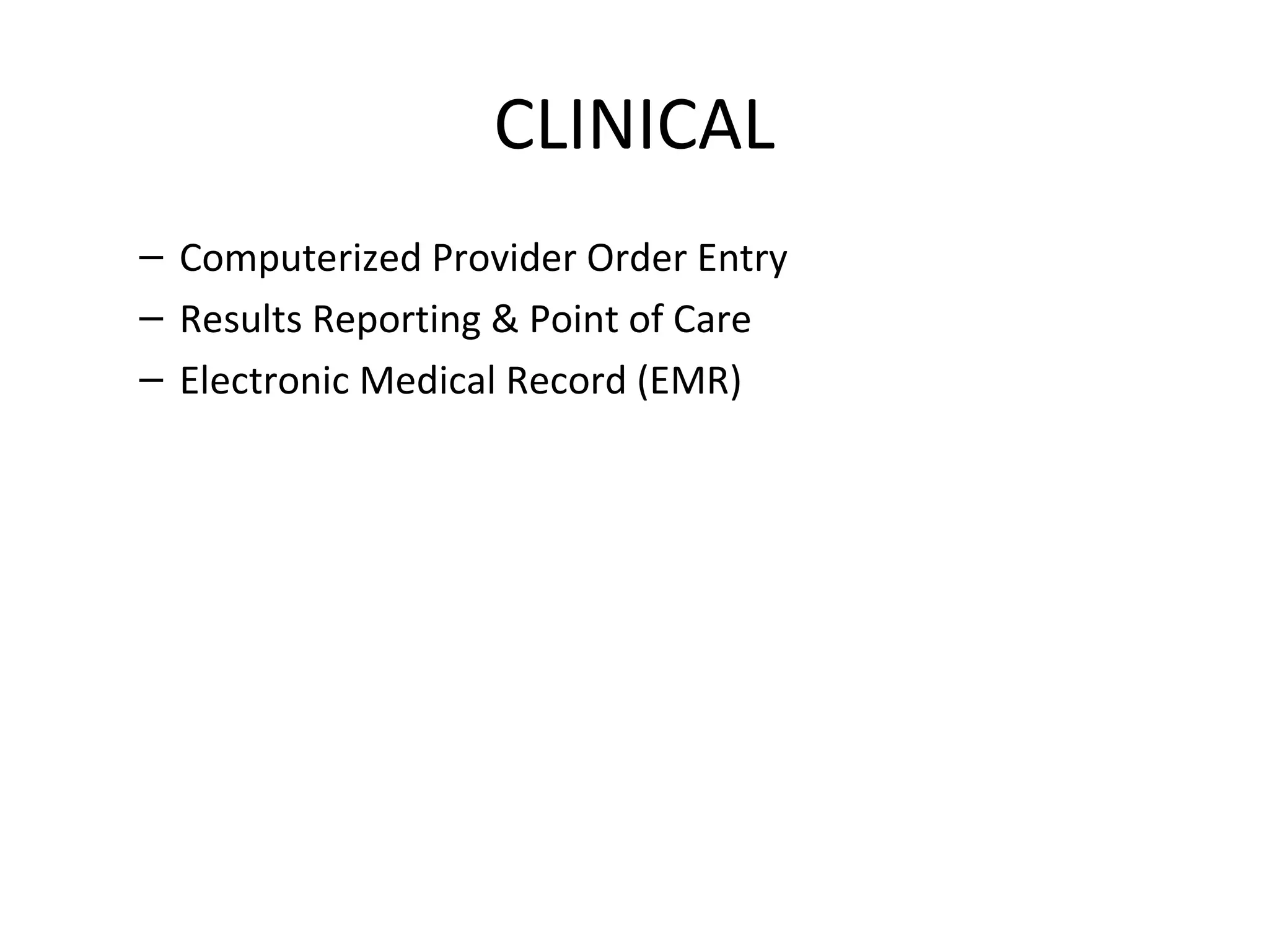 Role of mis in hospital | PPT