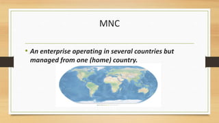 Role of mnc’s in india | PPTX