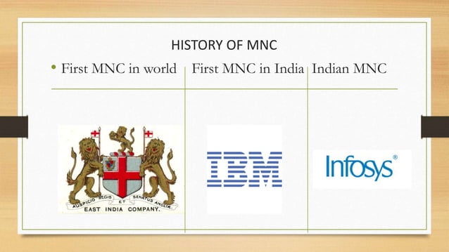 Role of mnc’s in india | PPT | Free Download