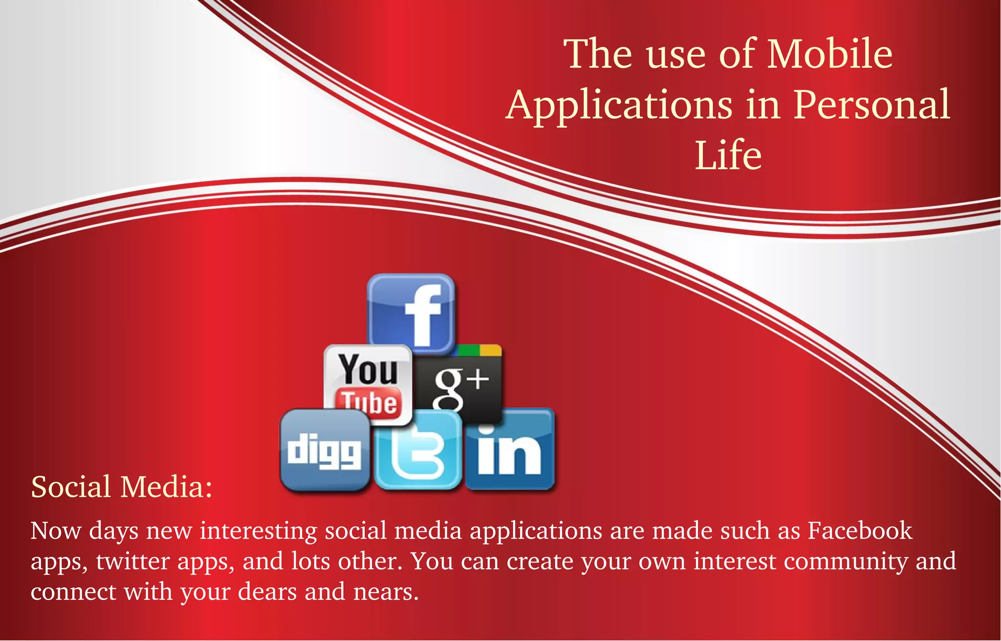 Role of mobile application development in personal and professional ...