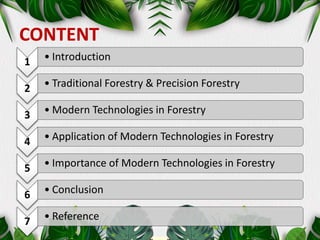 roleofmoderntechnologiesinforestry-240420142323-88cf41aa.pptx
