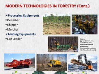 Role of Modern Technologies in Forestry | PPTX