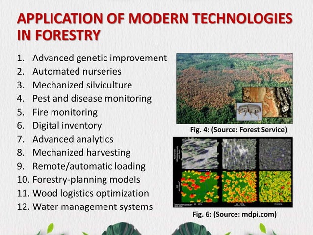 Role of Modern Technologies in Forestry | PPTX