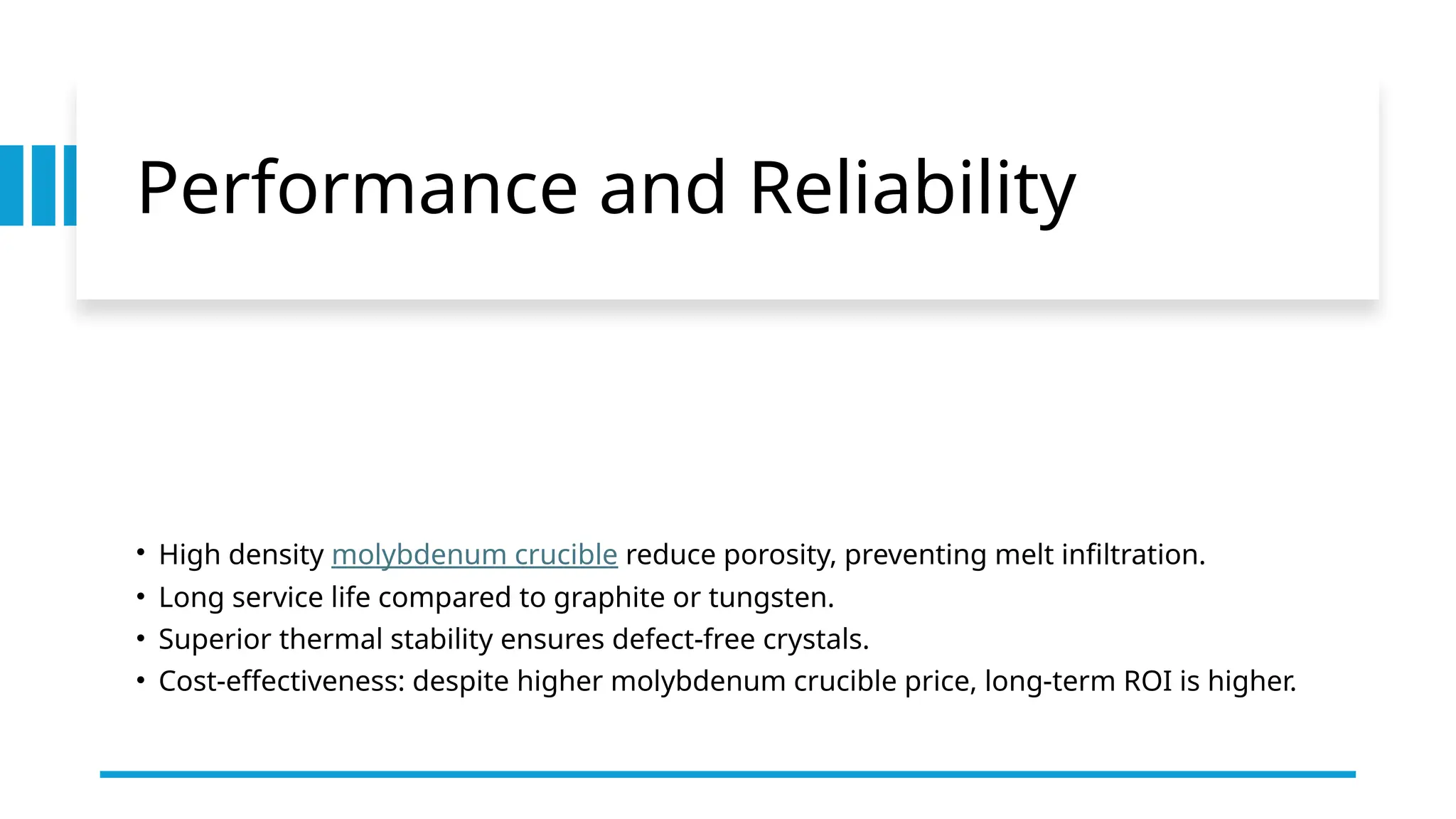 Role of Molybdenum Crucibles in Crystal Growth of Sapphire, Silicon ...