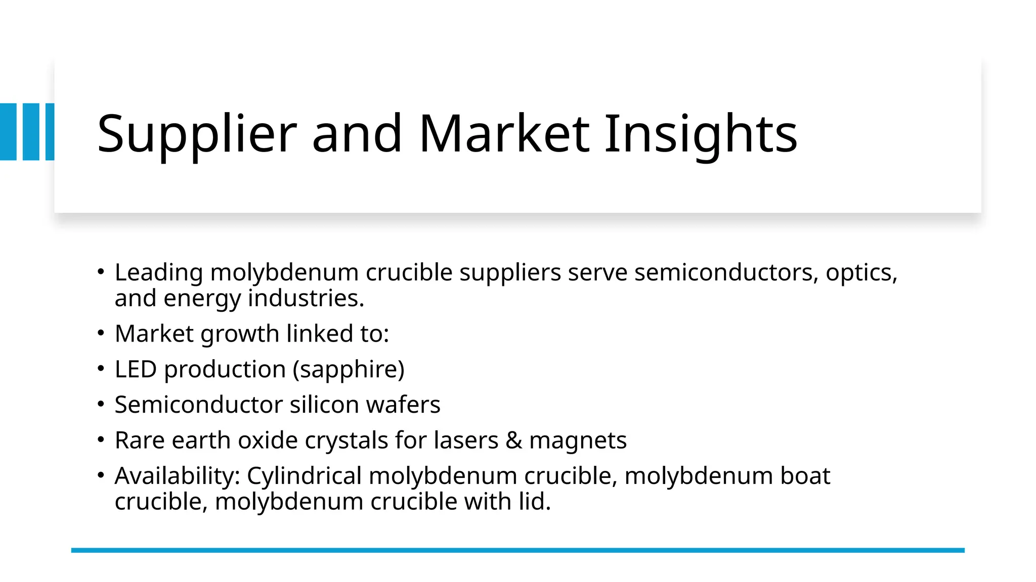 Role of Molybdenum Crucibles in Crystal Growth of Sapphire, Silicon ...