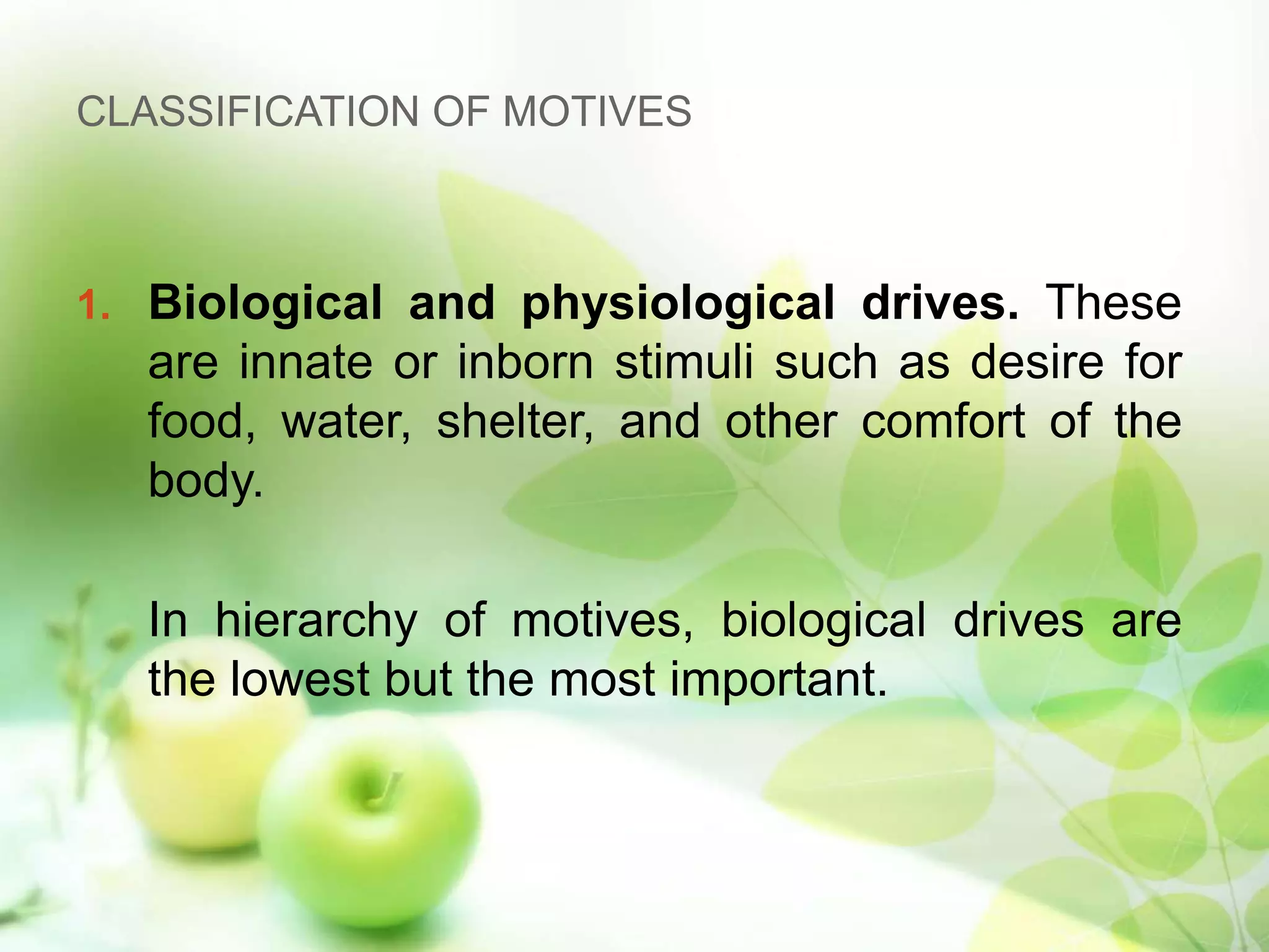 Role of motivation | PPTX