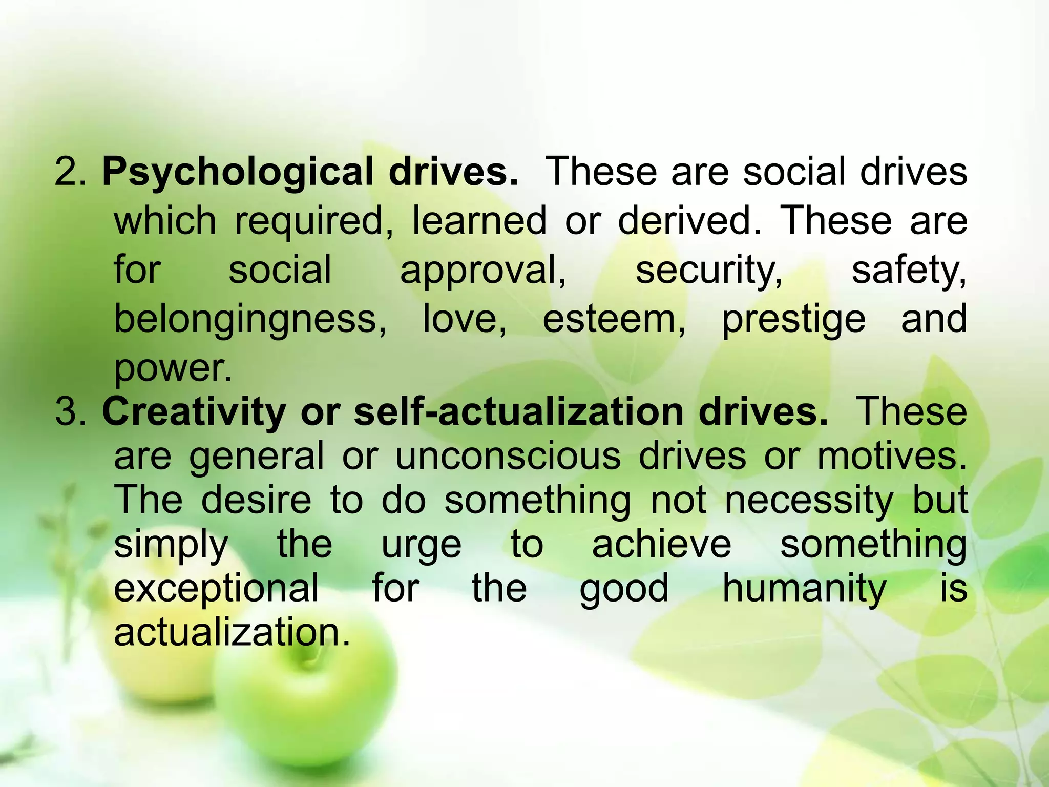 Role of motivation | PPTX