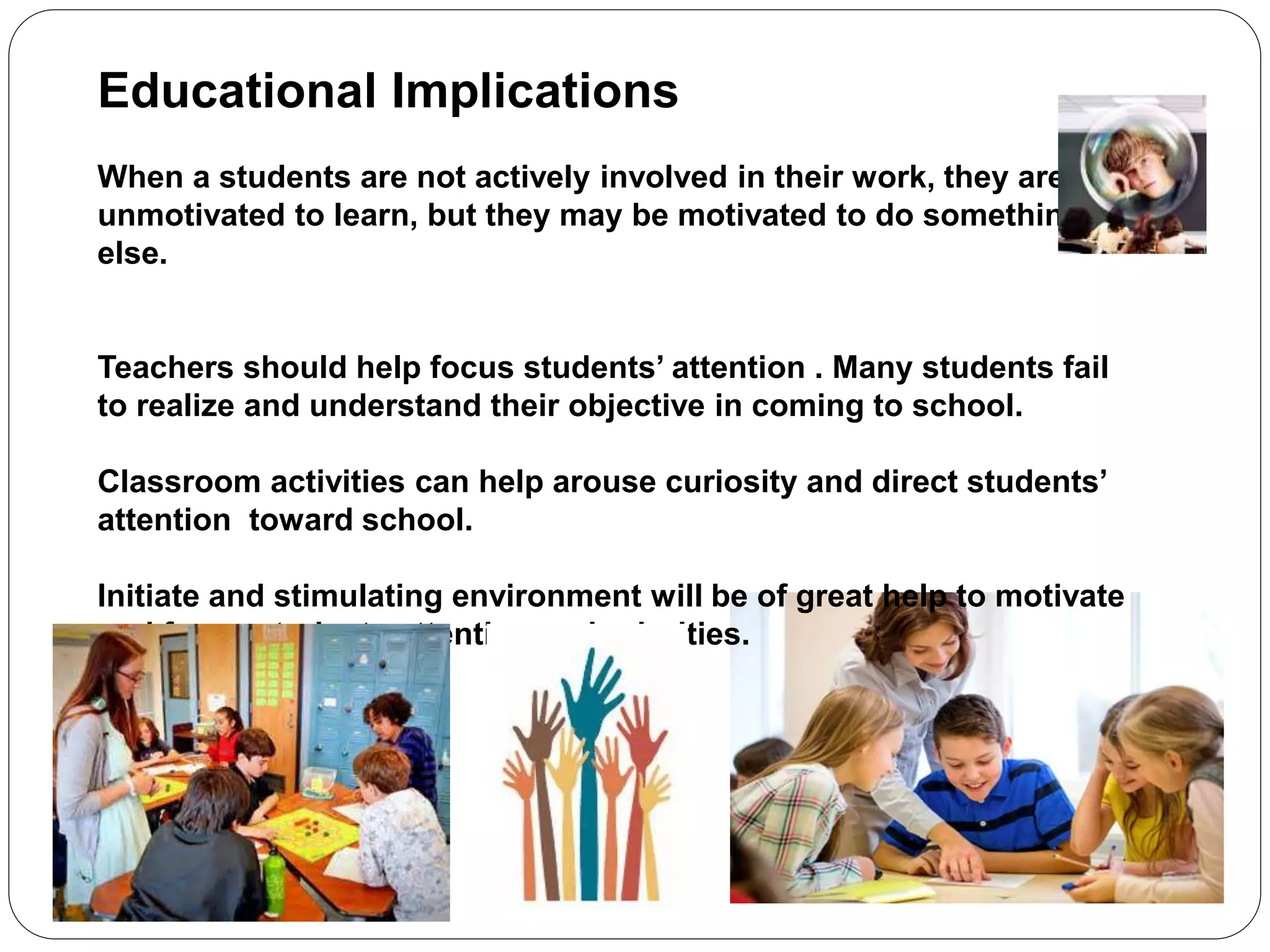 Role of motivation | PPTX