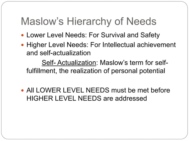 Role of motivation | PPTX