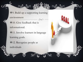 Role of motivation in language learning | PPTX