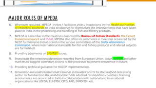 ROLE OF MPEDA..........mmmmmmmmmmmmmmmmmm | PPT