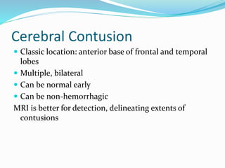 Role of mri in traumatic brain injury | PPT