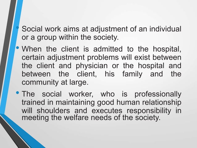 Role of Medico-Social Worker (MSW) | PPTX