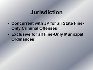 Role of Municipal Courts in the Judicial System.ppt