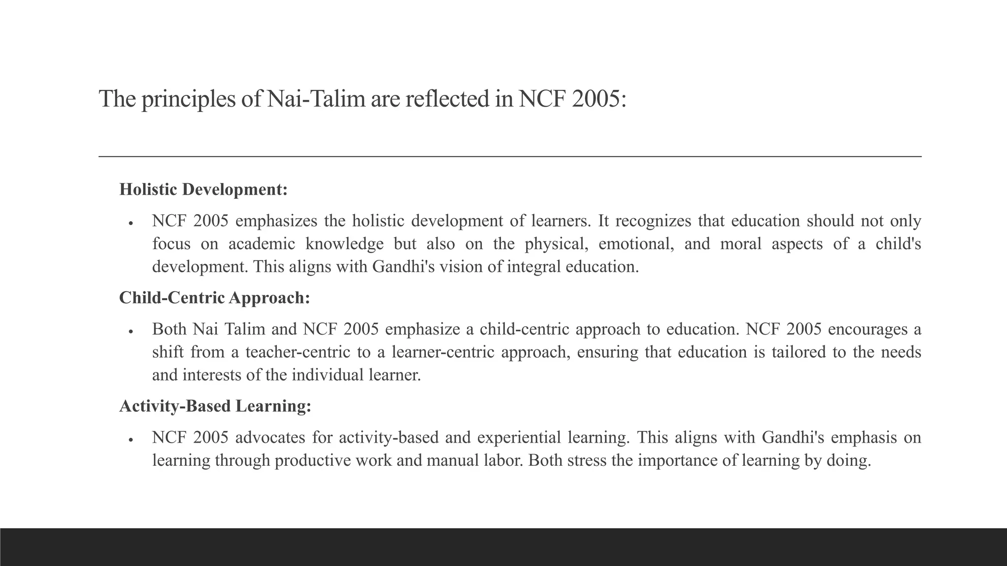 Role of Nai-Talim in NCF 2005.pptx