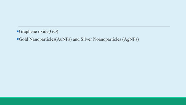 role of nanotechonolgy in diagnostic pathology.pptx | Chemistry | Science