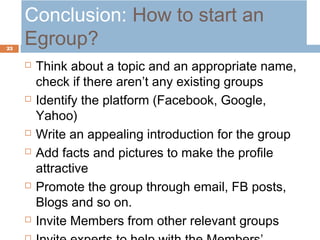 Role of Natural History E-groups in bridging the gap between Scientist ...