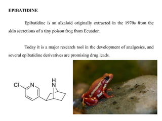 Role of natural product in drug discovery | PPTX