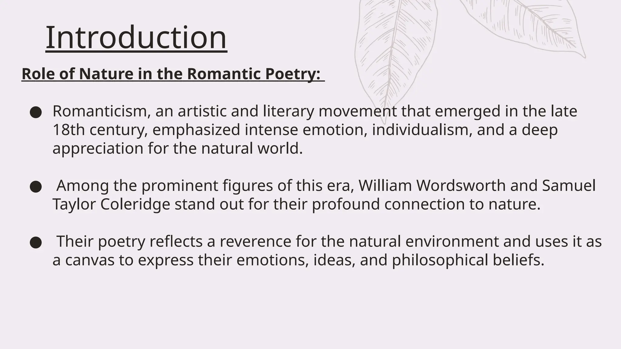 Role of Nature in Wordsworth and Coleridge's poetry .pptx