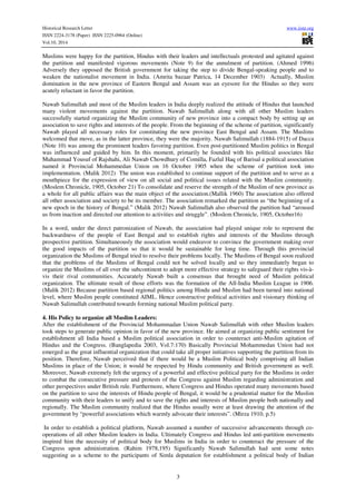 Role of nawab salimullah for the foundation of aiml | PDF