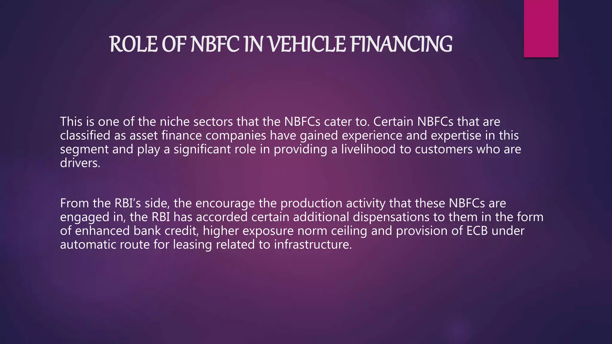 ROLE OF NBFC IN FINANCIAL INCLUSION | PPTX