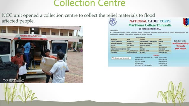 Role of ncc in disaster management | PPTX