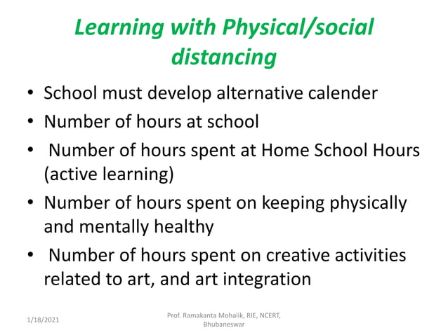 Role of NCERT in Overcoming Crisis in Education during COVID | PPT