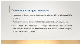 Role of neamtode diseases complex nematology | PPTX