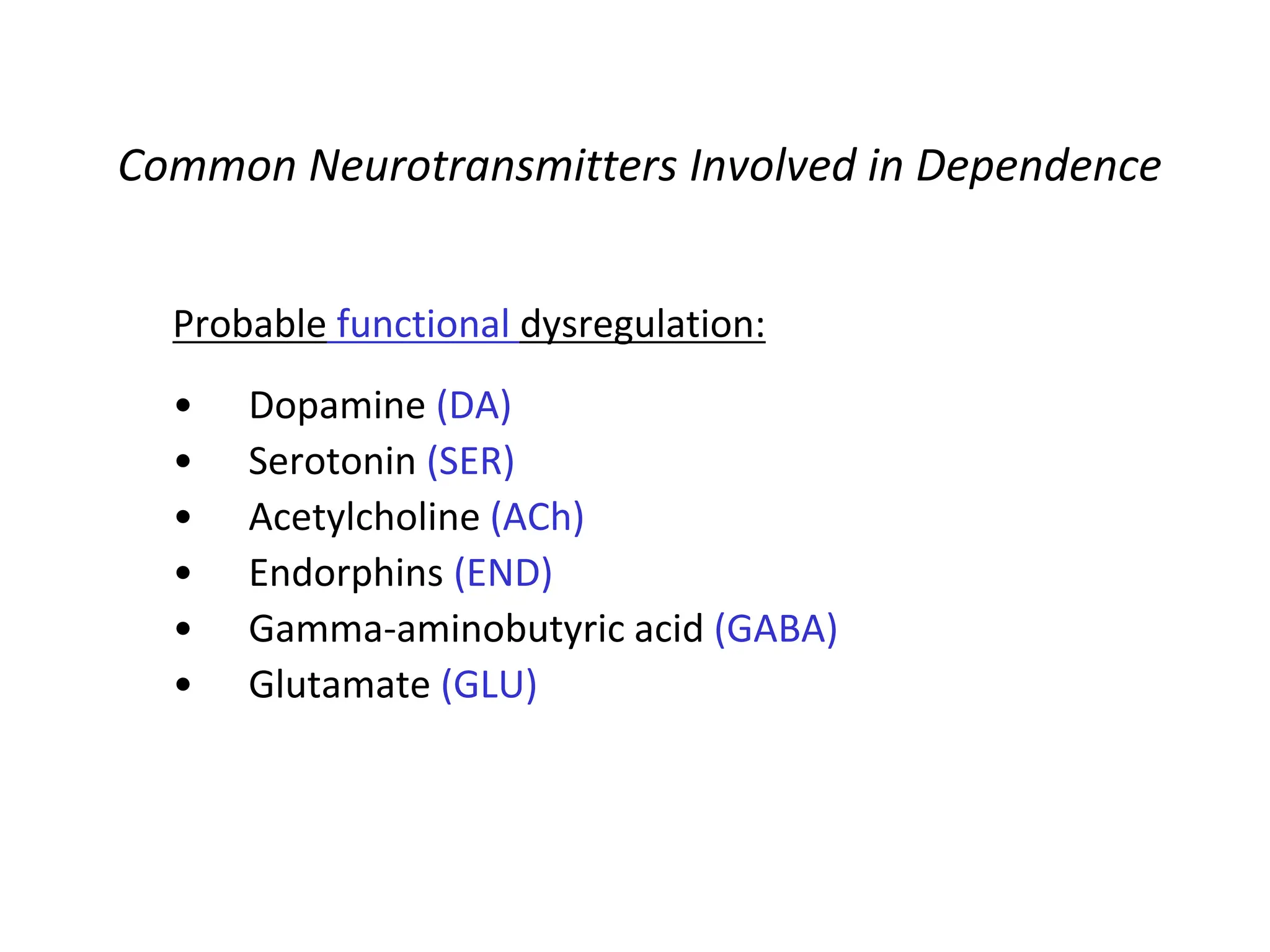 Role of Neurotransmitters with their detailed description | PPT