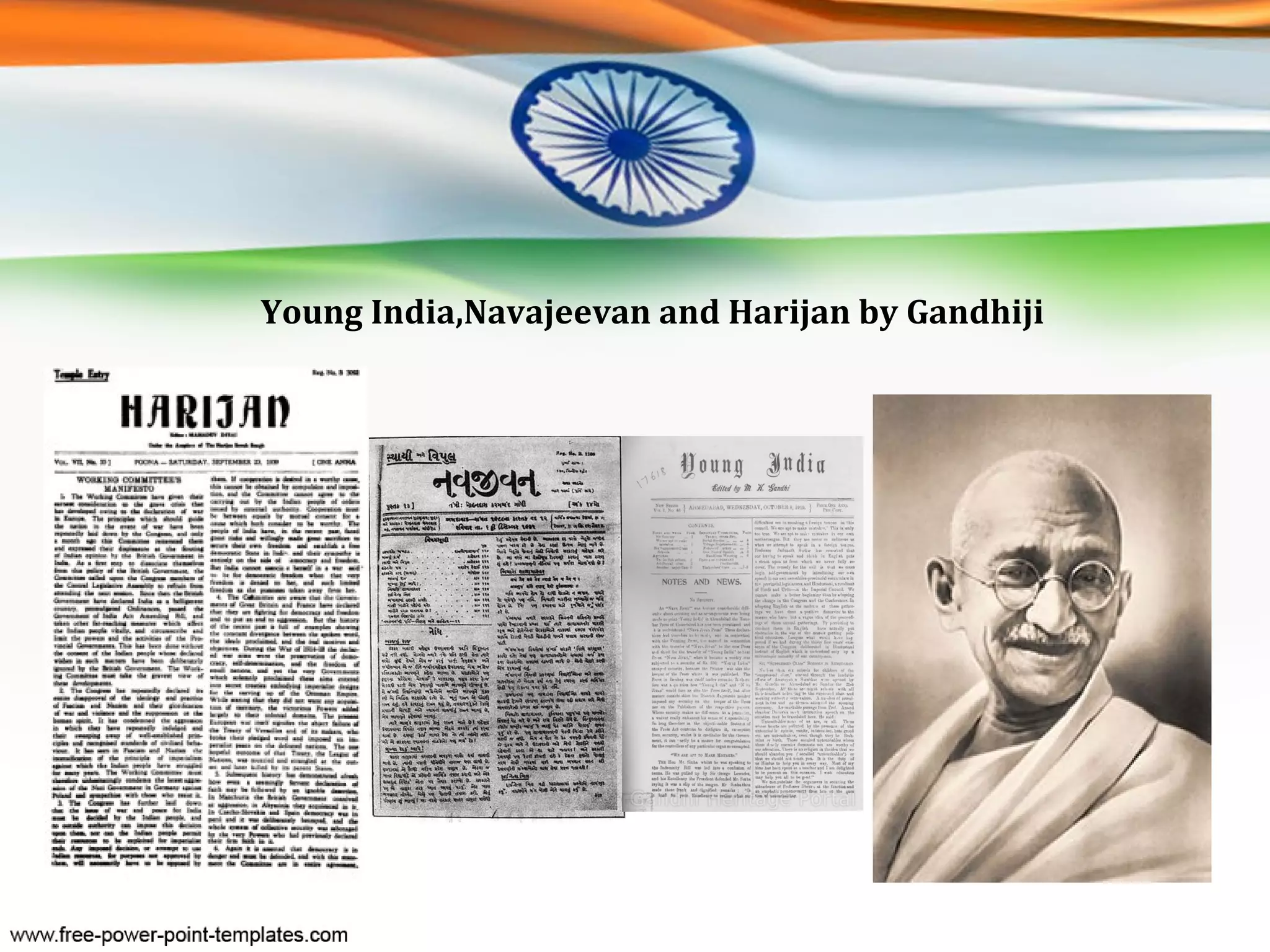 Role of newspaper in indian freedom movement | PPT