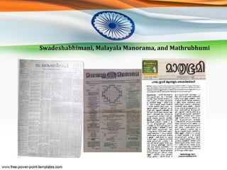 Role of newspaper in indian freedom movement | PPT
