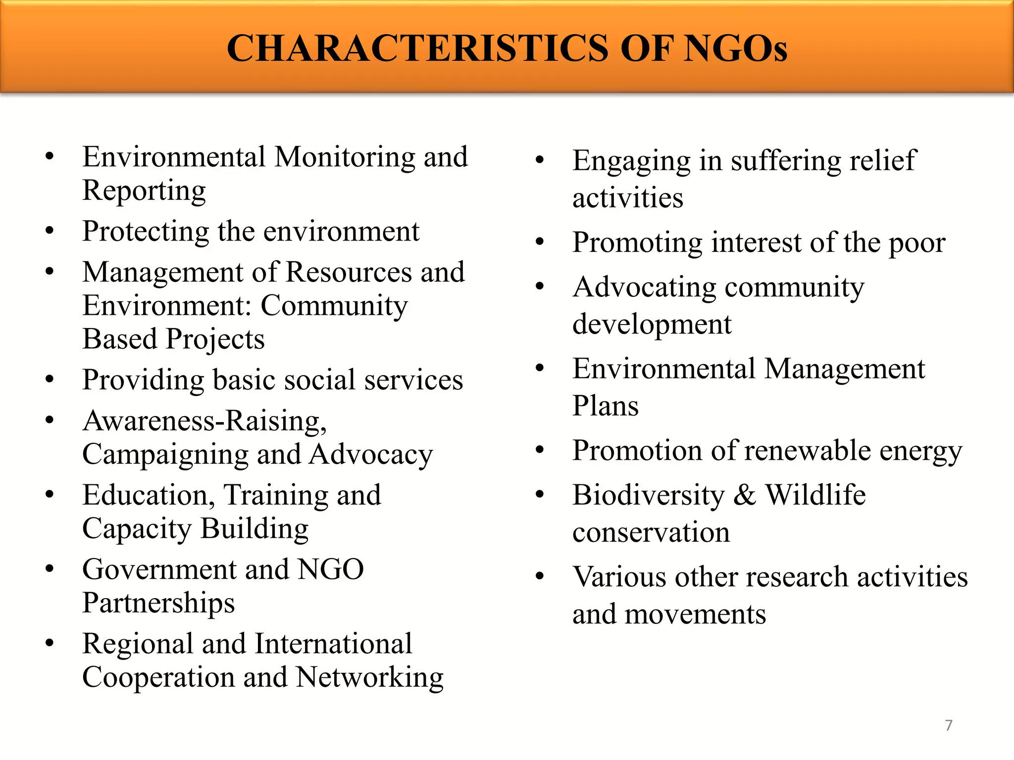 Role of ngo | PPTX