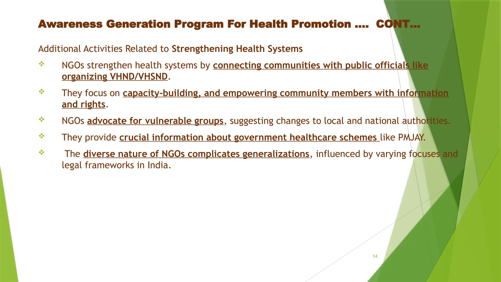 Role of NGO in Health Promotion in India.pptx